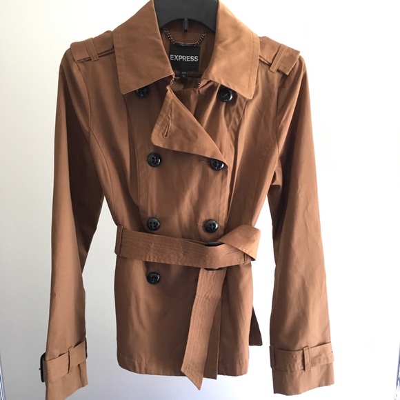 Express | Jackets & Coats | Nwt Express Small Coat Brown Brand New ...